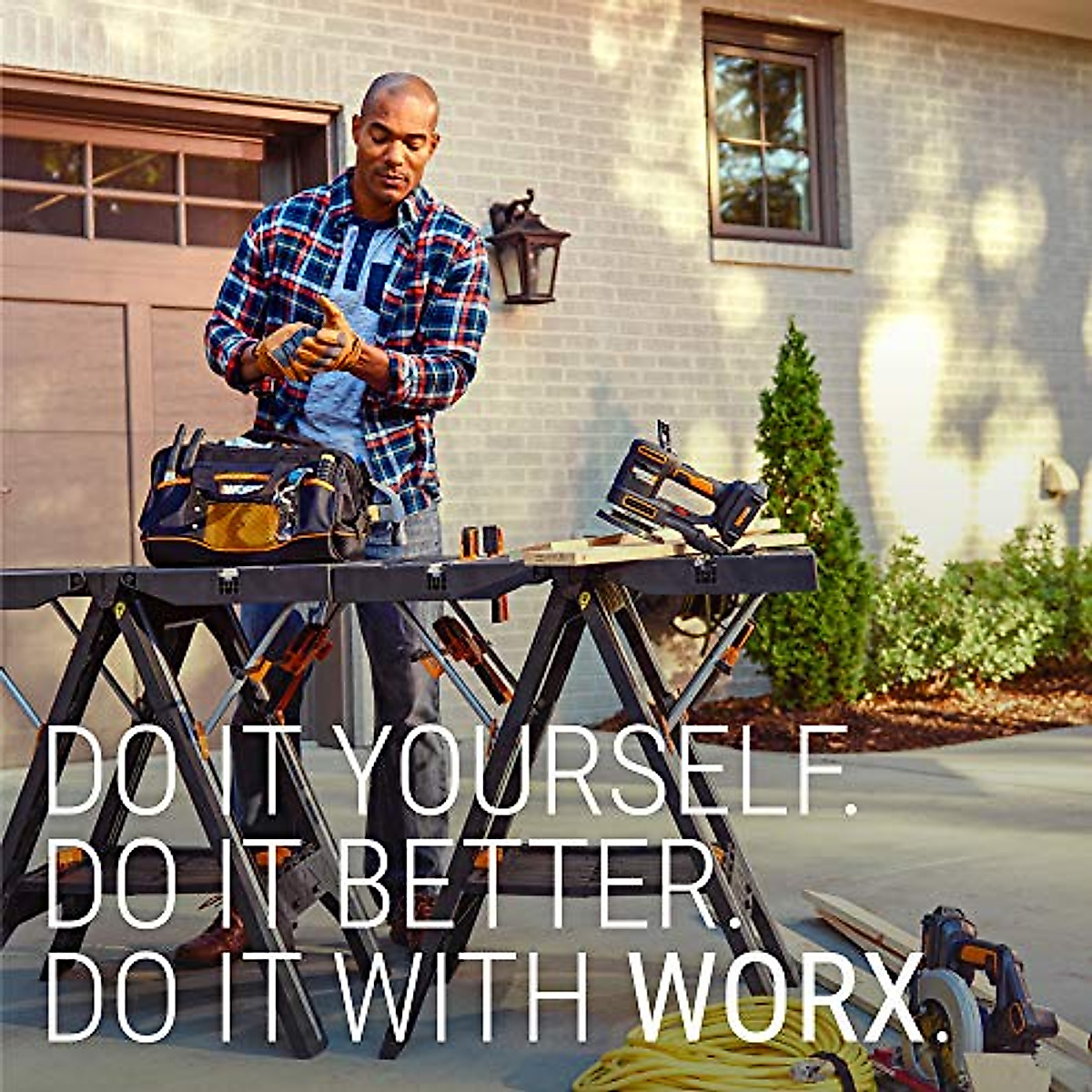 Worx 4V Electric Screwdriver, Rechargeable Cordless Power Screwdriver Set with 6 Bits, Screw Holder, Charger - WX255L