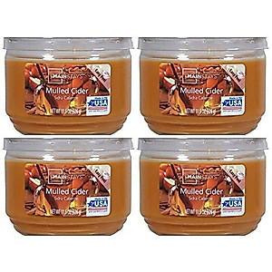 Mainstays 11.5oz Scented Candle, Mulled Cider 4-Pack