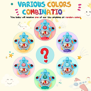 Toys for 1 2 3 Year Old Boys Girls, Baby Toys 12-18 Months Early Educational Airplane Toys with Lights & Music Learning Birthday Gift 6 7 8 9 10 11 12 Months, 1 2 Year Olds Infants Toddlers Boys Girls