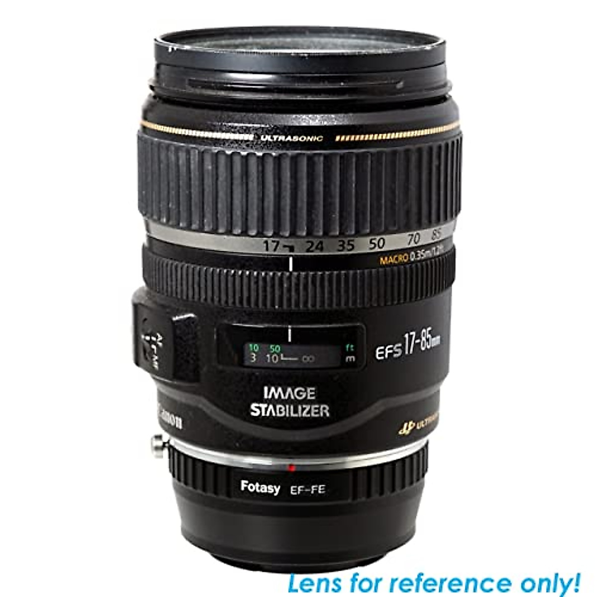 Fotasy Manual EF EFS Lens to E Mount Adapter, EF E Mount, EF Adapter to E Mount, Adapter for Cannon EF lense, Compatible with Sony a7 a7r a7s a7 II III IV a9 a9II a7c aplha 1 a6600 a6500 a6400 a6300