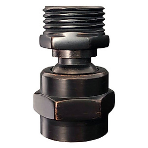 MissMin shower head Swivel ball adapter,hand shower rotate povit shower arm extension connector,ORB/oil rubbed bronze