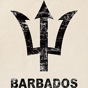 CafePress Vintage Barbados Tote Bag Natural Canvas Tote Bag, Reusable Shopping Bag