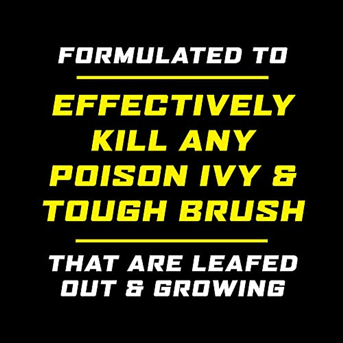 Ortho GroundClear Poison Ivy & Tough Brush Killer3 - Ready-To-Use Weed Killer Spray with Comfort Wand, 1 gal.