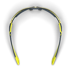 HexArmor MX300 z87 Safety Glasses, Amber Lens, TruShield Anti-Fog Coating