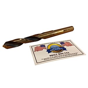 Drill Hog USA 9/16" Drill Bit 9/16" Silver & Deming Bit HI-Molybdenum M7