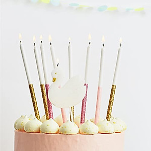 Meri Meri Multicolor Dipped Glitter Candles