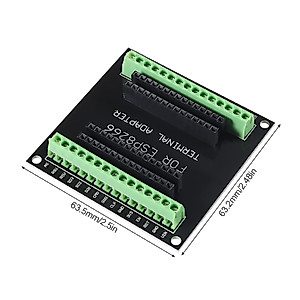 Diitao 4 Pack ESP8266 Development Board Breakout Board GPIO 1 into 2 for ESP8266 ESP-12E NodeMCU Breakout Board