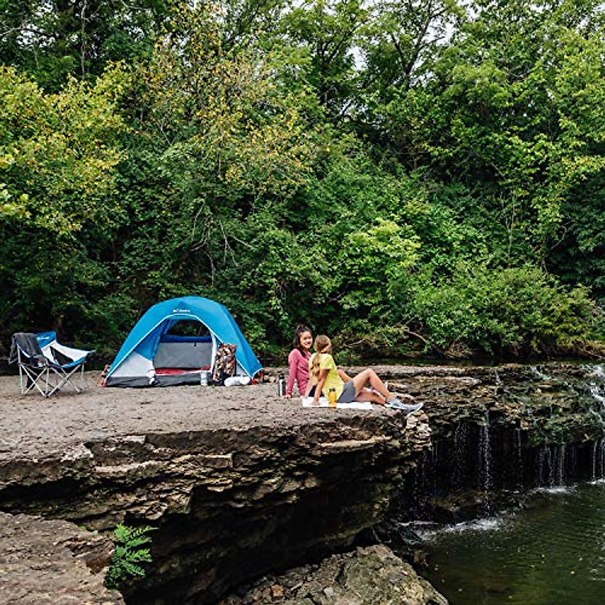 Columbia Tent - Dome Tent | Easy Setup 3 Person Camping Tent with Rainfly for Outdoors | Best Camp Tent for Hiking, Backpacking, & Family Camping