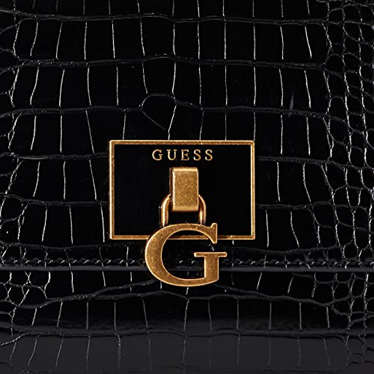 GUESS Stephi Top-Handle Flap Bag