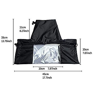 WANBY Waterproof Camera Rain Cover Professional Soft Black Camera Rain Covers for All DSLR SLR Cameras