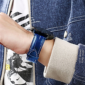 Moran Quick Release Leather Watch Band 20mm Compatible Garmin Vivoactive 3 VenuVenu sq2 plusVivomove HR Replacement Strap for Garmin Forerunner 245645 MusicInstinct 2S Fenix 7S6S5S plus