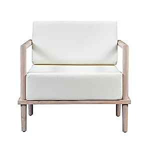 Tov Furniture Emerson Cream Outdoor Lounge Chair (Cream)
