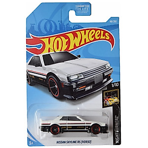 Hot Wheels Nissan Skyline RS, [White/Black] 48/250 Nightburnerz 1/10