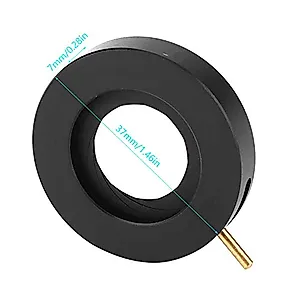 Garosa Adjustable Iris Aperture Diaphragm 1.5-25mm Microscope Iris Adapter Aperture Adjustable Lens Diaphragm Optical Diaphragm Lenses Accessories for Laboratory Microscope (SK23)