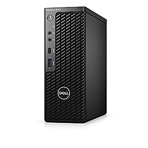 Dell Precision 3240 Micro Desktop - Intel Xeon W-1250, 16GB DDR4 RAM, 512GB PCIe NVMe Class 40 M.2 SSD, NVIDIA Quadro RTX 3000, Windows Pro for Workstations - Black (Latest Model)