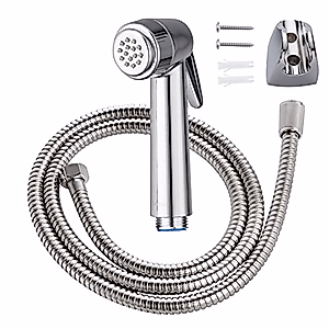 JOMOO Handheld Bidet Sprayer Bathroom Jet Spray Cloth Diaper Sprayer for Toilet Spray Attachment with Hose for Feminine Wash, Without T-Valve and Hook)