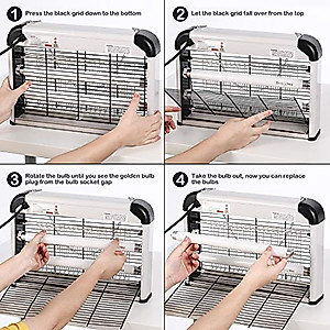 SPICA Electric Bug Zapper Insect Mosquito Pest Killer Fly Trap 20W Electronic Indoor Use