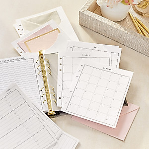 Hallmark Address Book Refill Pages (Pack of 44 Replacement Pages for Addresses, Appointments)