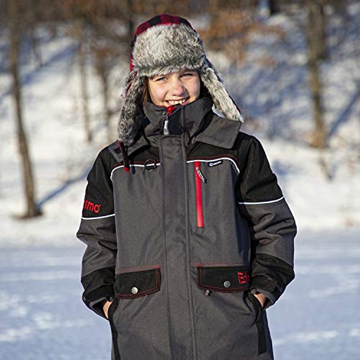 Eskimo Youth Keeper Jacket, Gray, Medium