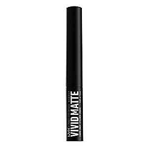 NYX PROFESSIONAL MAKEUP Vivid Matte Liquid Liner, Smear-Resistant Eyeliner with Precise Tip - Black