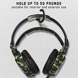 25 Pack Cup Hook Ceiling Hooks, 2.9 Inches, FineGood Vinyl Coated Screw-in Hanger for Indoor and Outdoor Use - Black