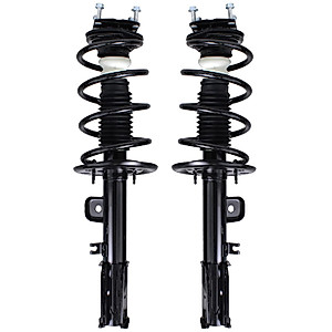 Detroit Axle - Front Struts Sway Bars for FWD 2011 2012 2013 Ford Explorer Complete 2 Struts with Coil Spring 2 Front Sway Bar Links Replacement Quick Install Ready Struts Shocks Assembly