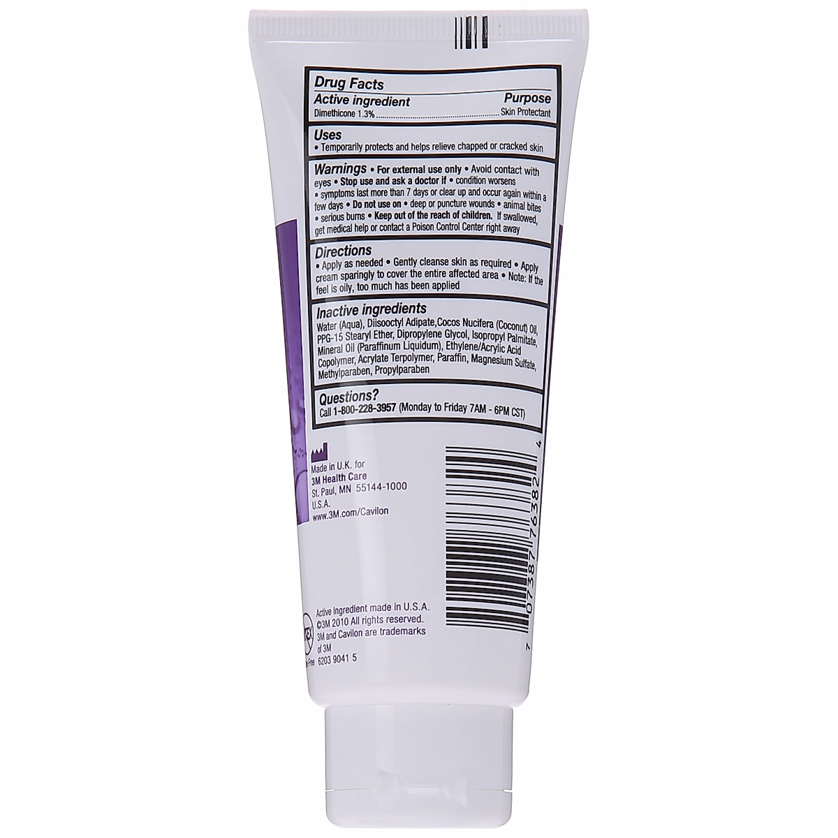 3M Cavilon Durable Barrier Cream 3355, 3.25 Ounce 3.25