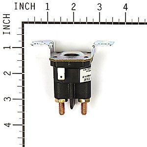 Briggs & Stratton 691656 Starter Solenoid Replaces 691656 555375GS 790951 , Black , 3.15 Inch