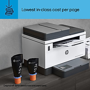 HP LaserJet Tank MFP 2604sdw Wireless Black & White Printer Prefilled With Up to 2 Years of Original HP Toner (381V1A)