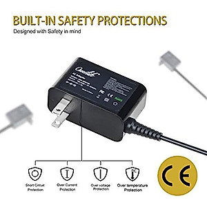 Omilik AC/DC Adapter Replacement for Shark SV800 N 54 10.8Vdc SV 800 VX63 SV800C SV800BB SV800DW Euro-Pro Cordless Stick Vac Handheld Vacuum Cleaner 12VDC 12V - 13.5V Power Supply Battery Charger