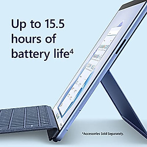 Microsoft QIL-00035 Surface Pro 9 13" Touch Tablet, Intel i7, 16GB/256GB, Sapphire Bundle Surface Dock 2 and 1 YR CPS Enhanced Protection Pack