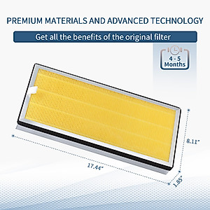 Zouhwaso Pet Care 40 Filter Compatible with MA Series 40 Air Cleaner pur-ifier, 3-in-1 Composite Filtration with Upgrade acti-vated car-bon Filter, H13 HEPA and Fine Pre-Filter, Pack of 2