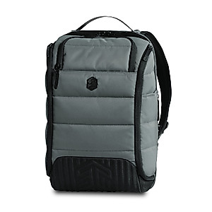 STM Dux 16L Backpack - Slim, Rugged, Comfortable, Innovative, Versatile, 360 Degree Protective Backpack for Men & Women, Fits up to a 16" Laptop Plus a Tablet Sleeve - Grey