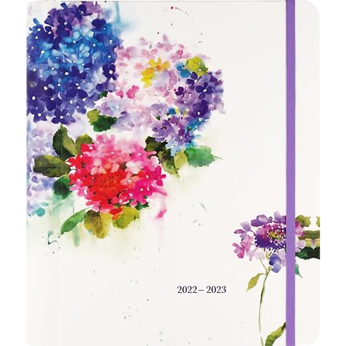 2023 Hydrangeas Family Weekly Planner (18-months, July 2022 - December 2023)