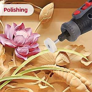 PioneerWorks 8V Mini Cordless Rotary Tool, 2.0 Ah Li-ion Battery Drive 5-Speed,Power Rotary Kit With 160 Accessories and LED Lights For Sanding,Polishing,Engraving,Drilling,Cutting