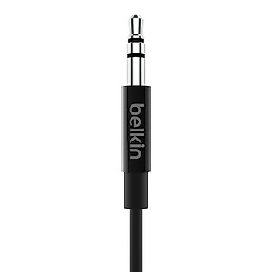 Belkin Rockstar Usb-C to Aux Cable (Usb-C to 3.5mm Audio Cable, Usb-C to Audio Cable) for Note10, Pixel3, iPad Pro and More (3ft, Black), F7U079bt03-BLK