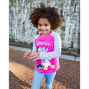 Disney Minnie Mouse Daisy Duck Infant Baby Girls 3 Pack T-Shirts Pink/Yellow/Blue 18 Months