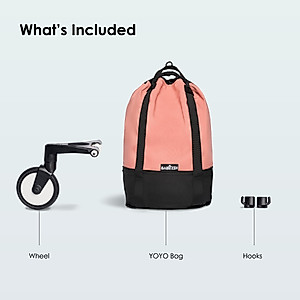 BABYZEN YOYO Bag, Ginger - Provides Additional, Sturdy Storage on the YOYO2 Stroller - Includes Wheel Base & Hooks