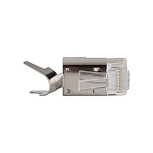 Klein Tools VDV826-705 Modular Data Plug for CAT6A Shielded Cable and Larger Diameter CAT6 Indoor or Outdoor Ethernet Cable, 50-Pack