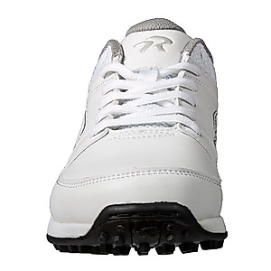 Ringor - Women's Flite Turf Softball Shoe (8.0 - White/Silver)