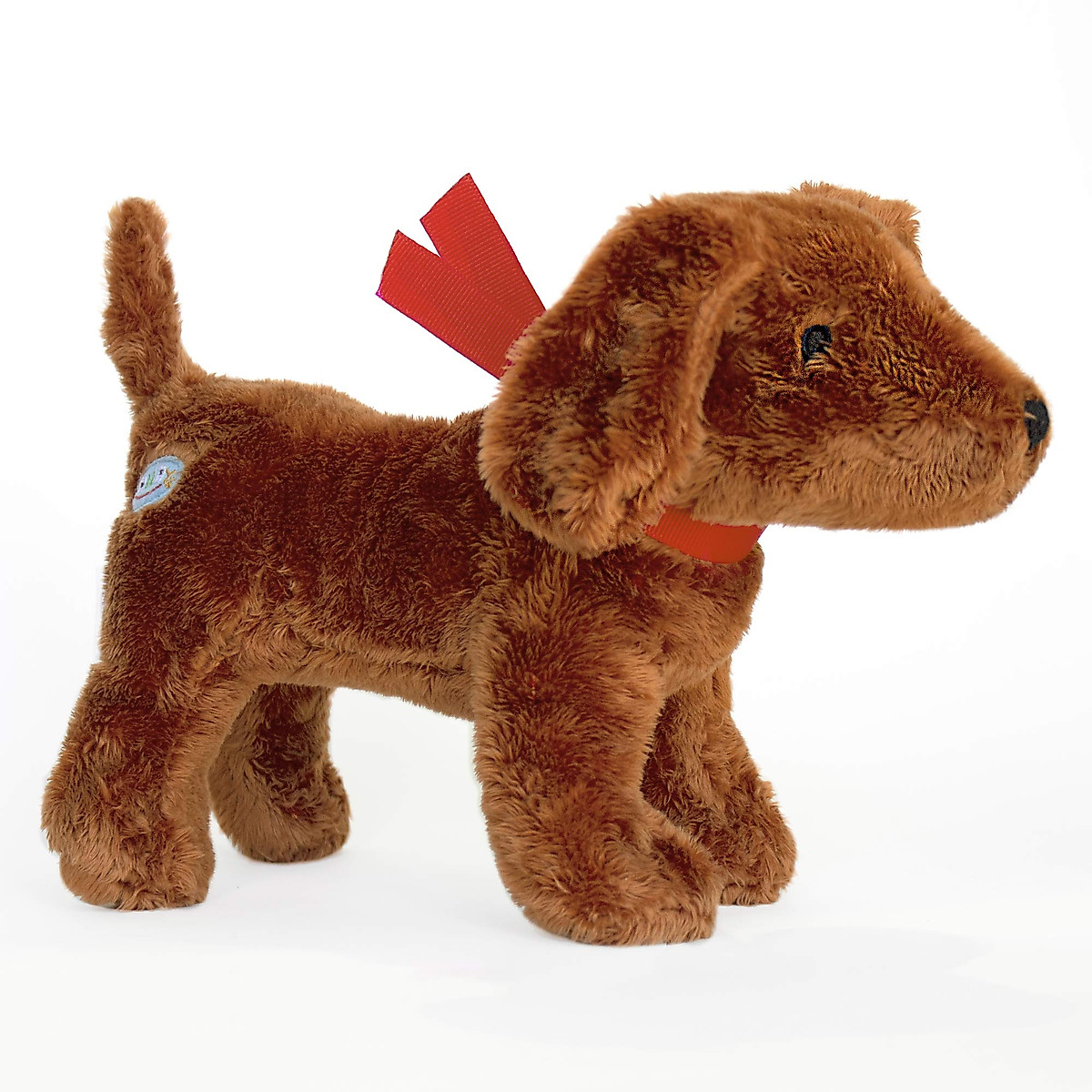 YOTTOY Madeline Collection | Genevieve the Dog Soft Stuffed Animal Plush Toy in Madeline Tote Bag