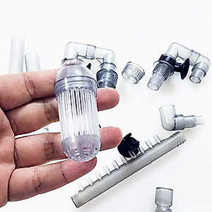 BASE WAVE Aquarium External Filter Accessories Inflow Outflow Kit for Canister Filter 1/2'' ID Hose