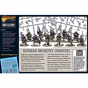 Bolt Action Winter German Grenadiers Infantry 1:56 WWII Military Wargamimg Plastic Model Kit