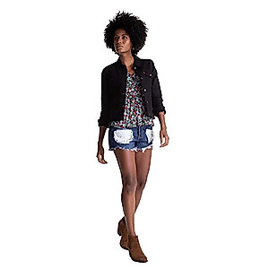 Levi's Women's Original Trucker Jacket, Black and Black, Small