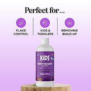 Deep Cleansing Shampoo for Kids - Paraben & Sulfate Free Kids Shampoo for Oily Hair and Scalp with Tea Tree and Rosemary Essential Oils - Gentle Nourishing Shampoo for Build Up Flakes and Dry Scalp