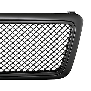 Armordillo USA 7165687 Mesh Front Hood Grille - Matte Black Fits 2004-2008 Ford F150 F-150/2006-2008 Lincoln Mark LT
