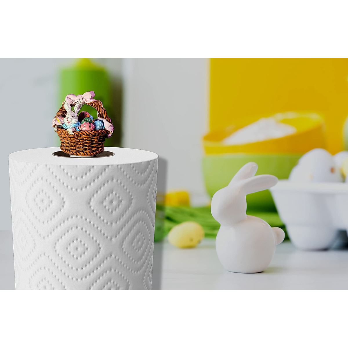 Crazy Chef Interchangeable Decoration for Kitchen (3 Tops Valentines, Easter, July 4th)