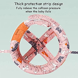 iCookii Toddler Walking Helmet Head Protector for Baby Walking No Bumps Safety Head Protective Hat Head Cushion Cap Breathable Child Safety Helmet for Running Walking Crawling