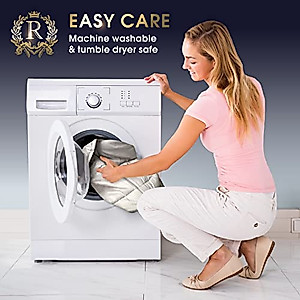 Royal Therapy Weighted Blanket - Heavy 100% Cotton Blankets with Premium Glass Beads (48''x78'' 20lbs, Aquamarine), Suitable for One Person (~200lb) - Use on Twin/Full Bed