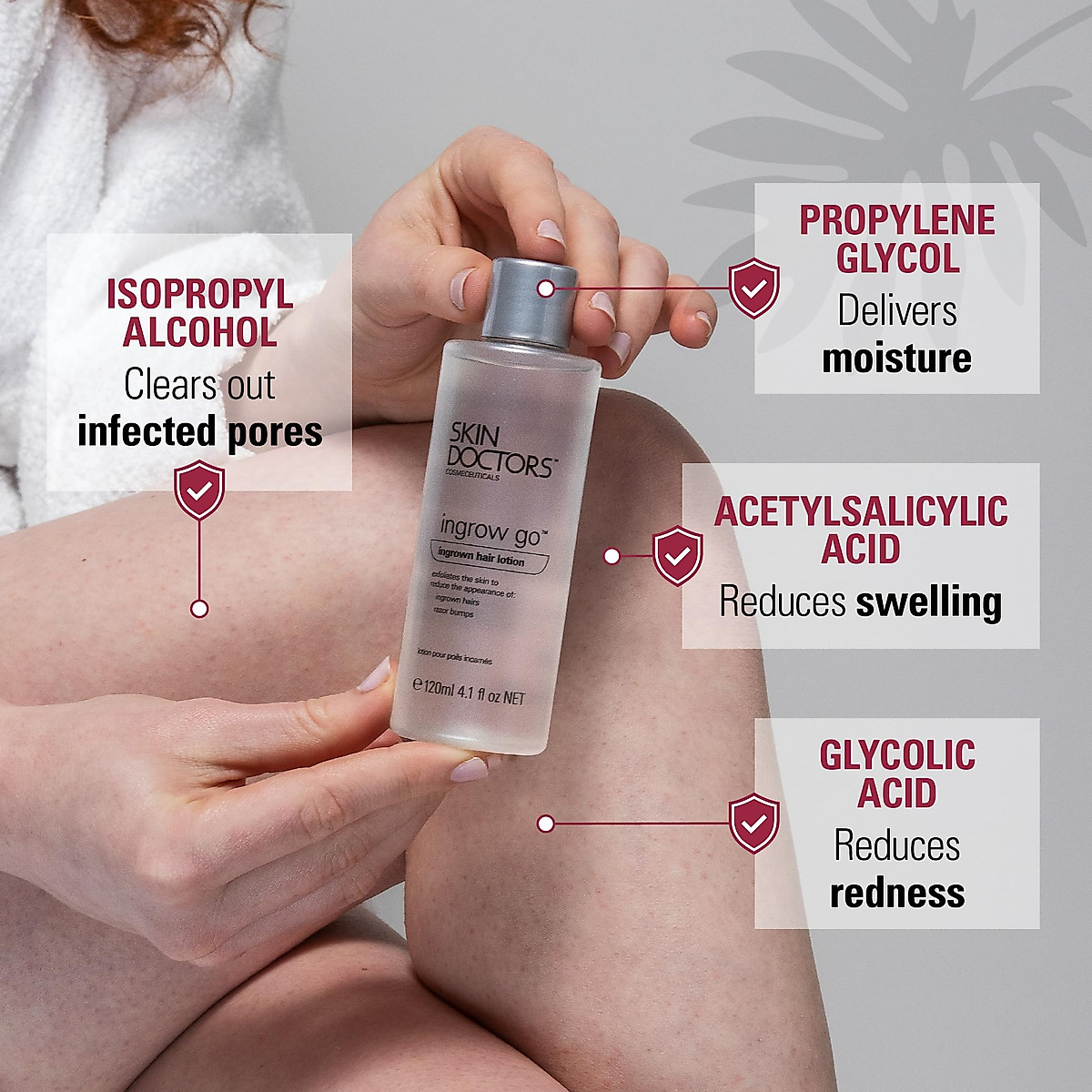 Skin Doctors Ingrow Go Ingrown Hair Lotion 120mls